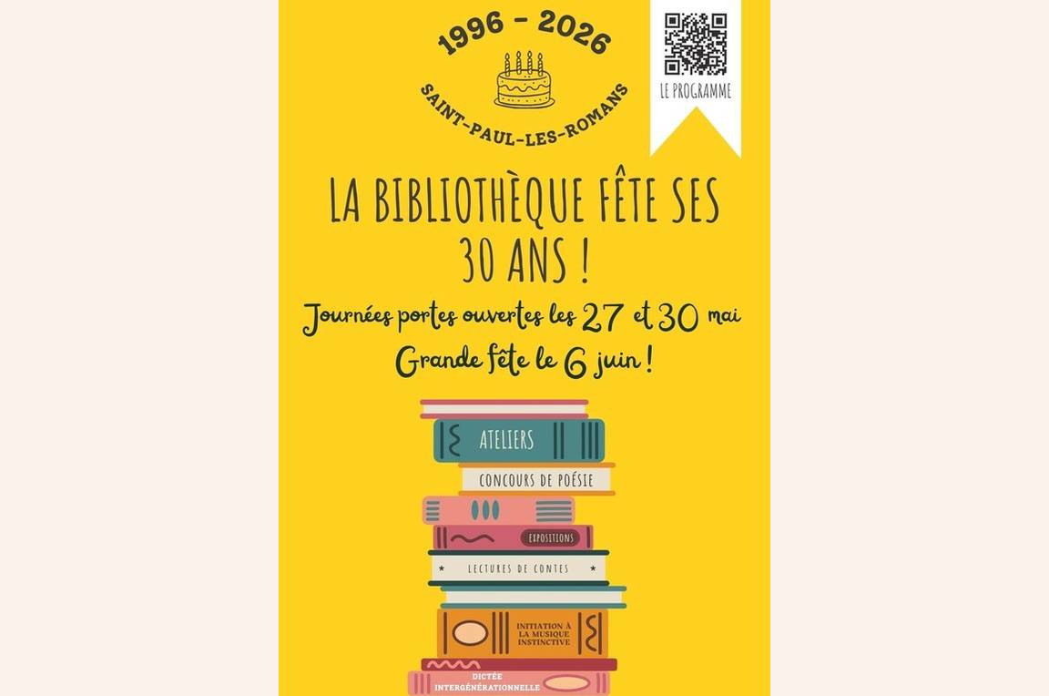 La bibliothèque fête ses 30 ans!