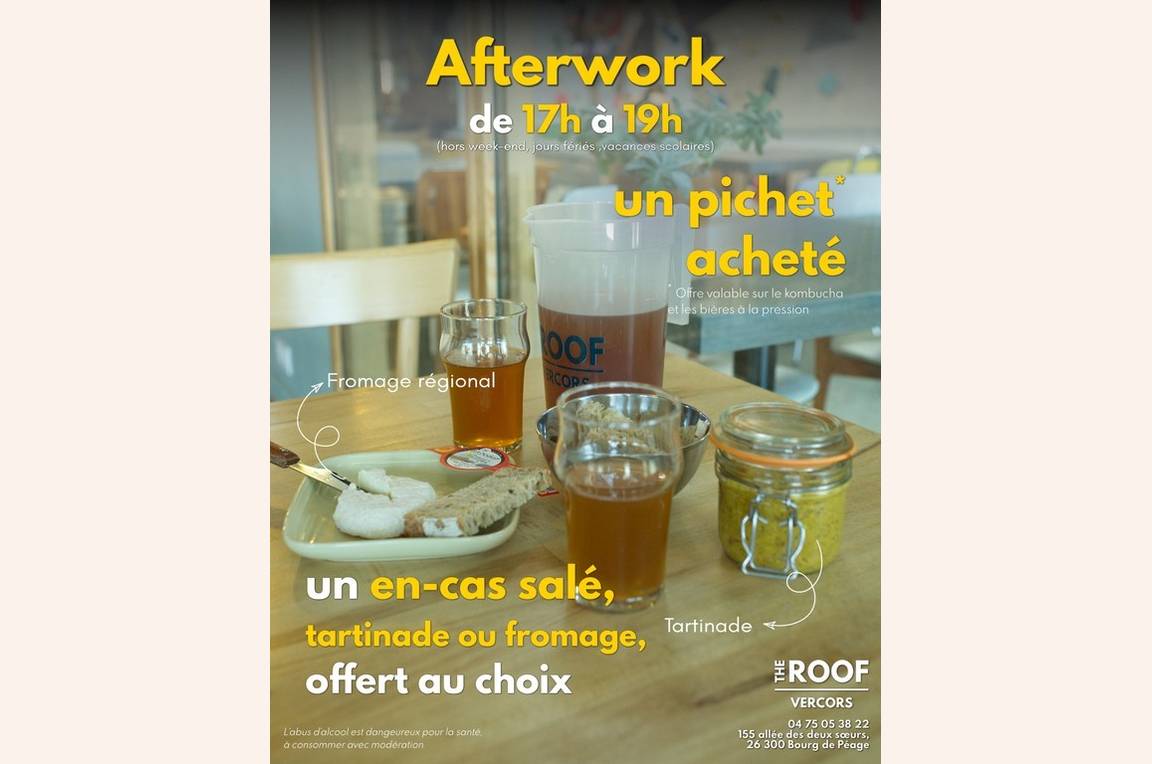 L'Afterwork débarque à The Roof Vercors