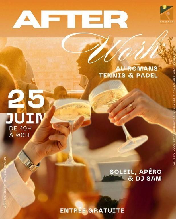 Afterwork au Romans Tennis & Padel